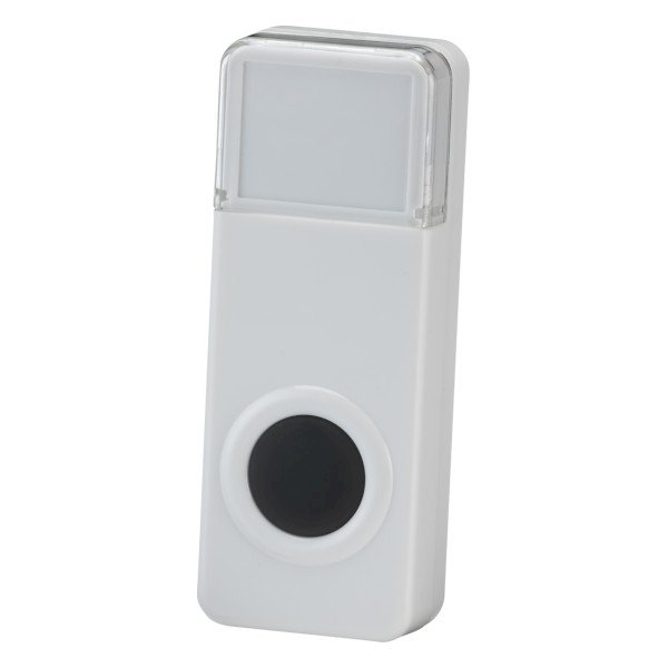 Knightsbridge White IP55 Wireless Bell Push (DCBPW) | UKES