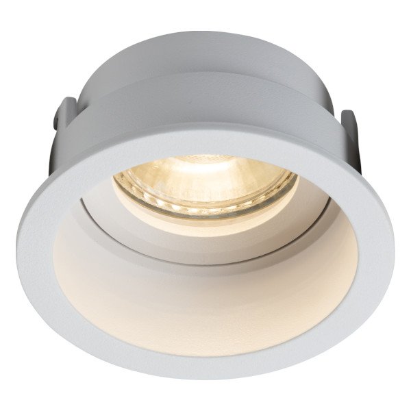 Knightsbridge 10W GU10 Downlight, Round White (DIA1FRW) | UKES
