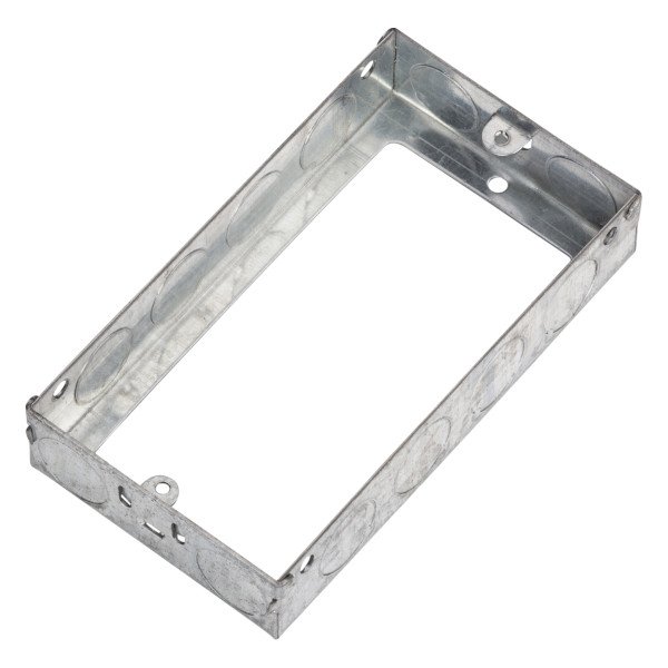 Knightsbridge 2G 25mm Galvanised Steel Extension Box (GSE225) | UKES