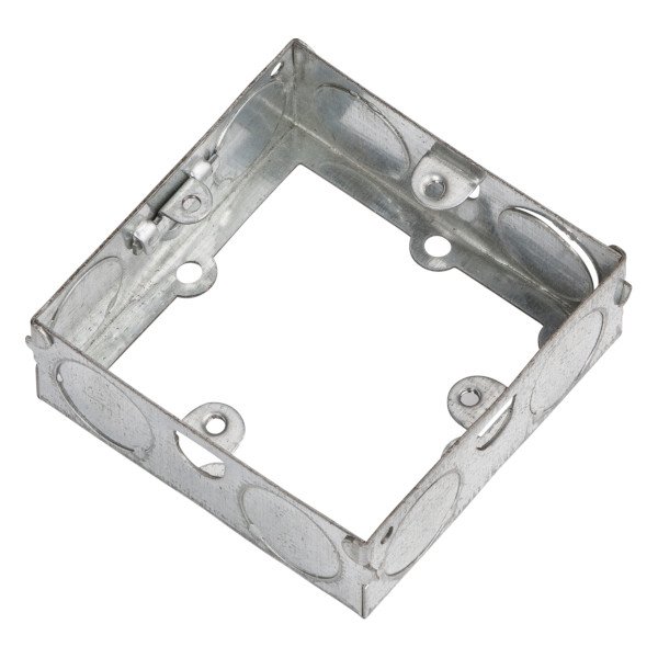 Knightsbridge 1 Gang 25mm Galvanised Steel Extension Box | UKES