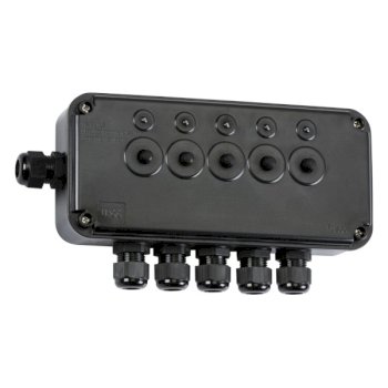 Knightsbridge IP66 13A 5 Gang Outdoor Switch Box (OP5GBK) | UKES