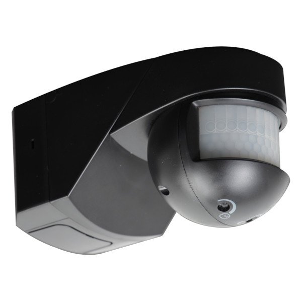 Knightsbridge IP55 200° Black PIR Sensor (OS001B) | UKES