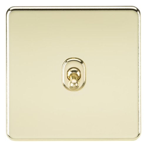 Knightsbridge 10A 1 Gang Intermediate Toggle Switch (SF12TOGPB) | UKES