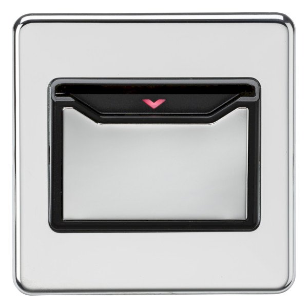 Knightsbridge Screwless 32A 1 Gang Key Card Switch (SFCARDPC) | UKES