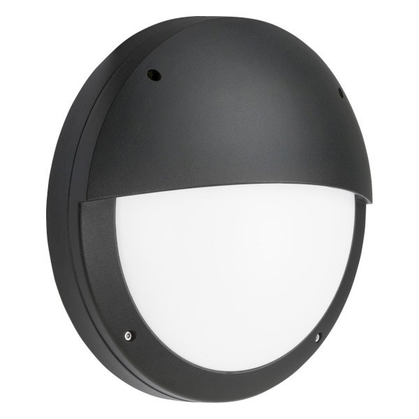 Knightsbridge 18W CCT Adj LED Bulkhead, Eyelid, Em (SHE2BEM) | UKES