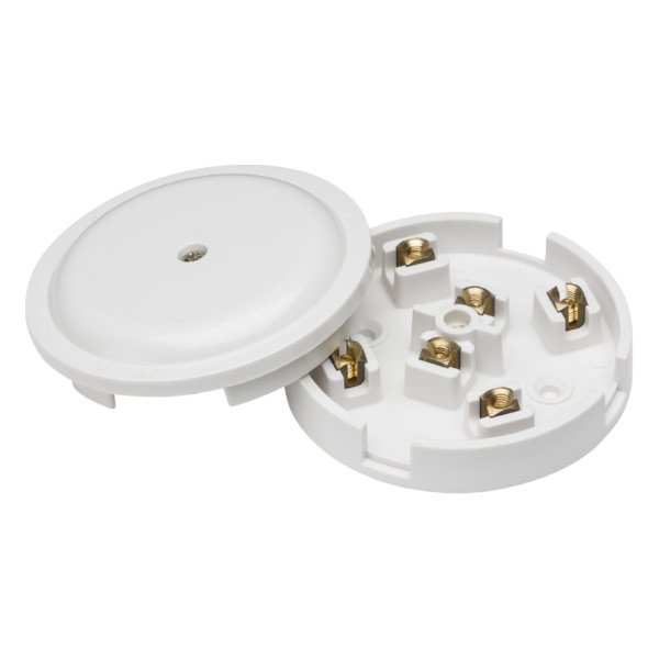 Knightsbridge 20A 89mm White Junction Box, 6 Terminals (SN8460) | UKES