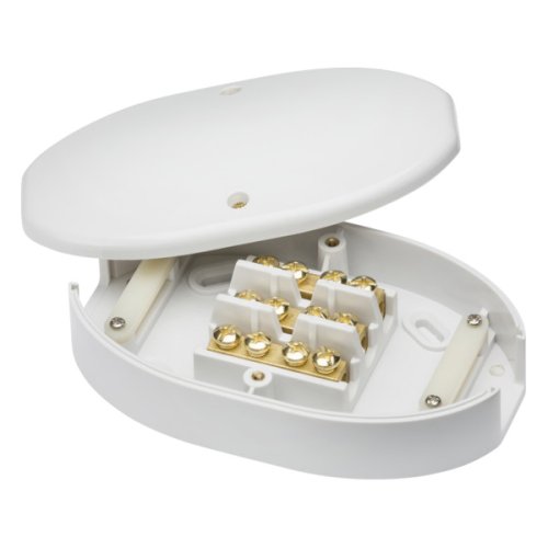 Knightsbridge 60A White Junction Box - 3 Terminals (SN8470) | UKES