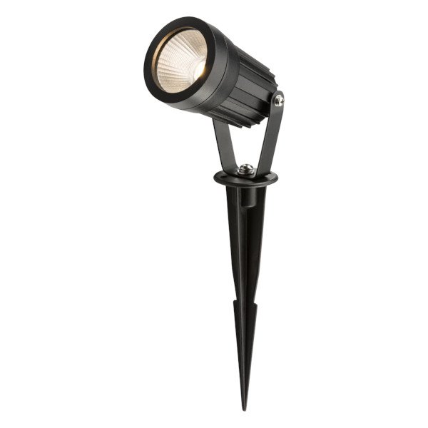 Knightsbridge IP65 4W Black LED Spike/Wall Light (SPIKE4BL) | UKES