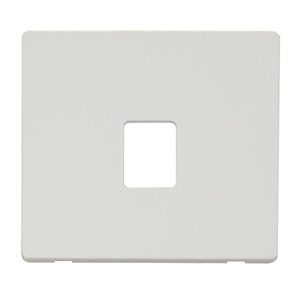 Click Definity White US/Irish RJ11 Outlet (SIN115PW+SCP115MW) | UKES