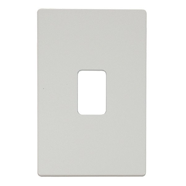 Click Definity Metal White 45A 2 Gang Double Pole Switch with White ...