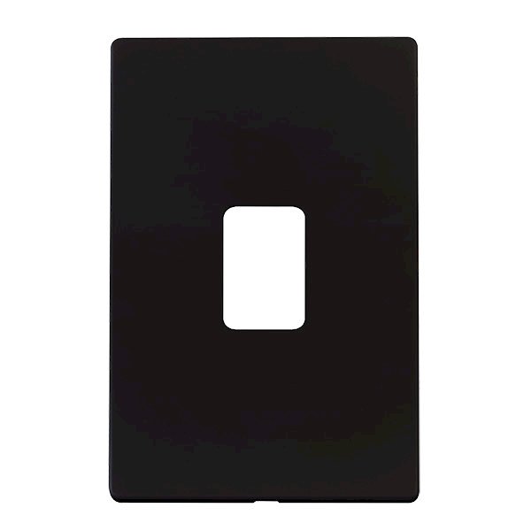 Click Definity Metal Black 45A 2 Gang Double Pole Switch with White ...