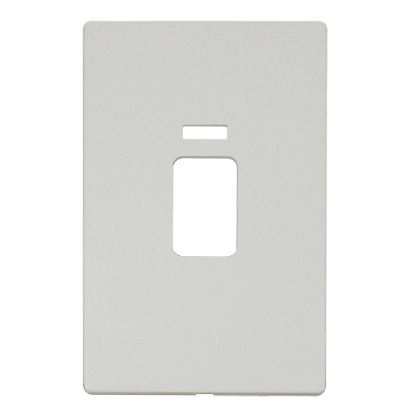 Click Definity Metal White 45A 2 Gang Double Pole Switch with Neon and ...