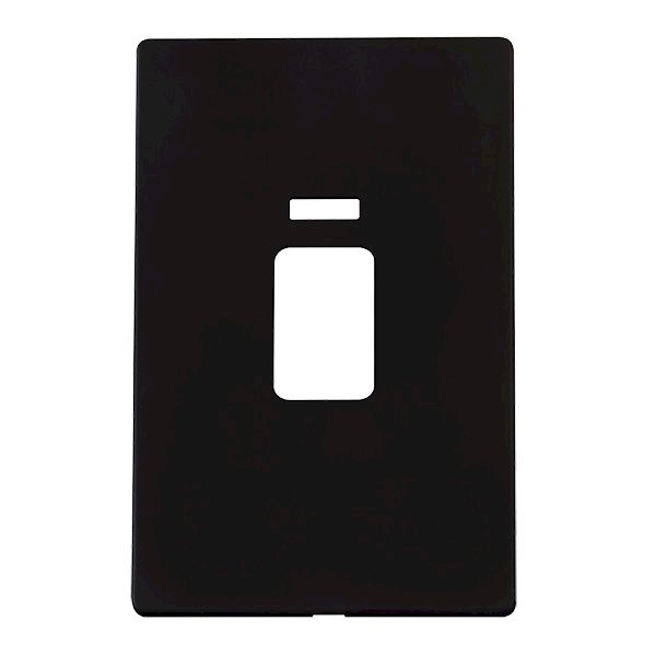 Click Definity Metal Black 45A 2 Gang Double Pole Switch with Neon and ...