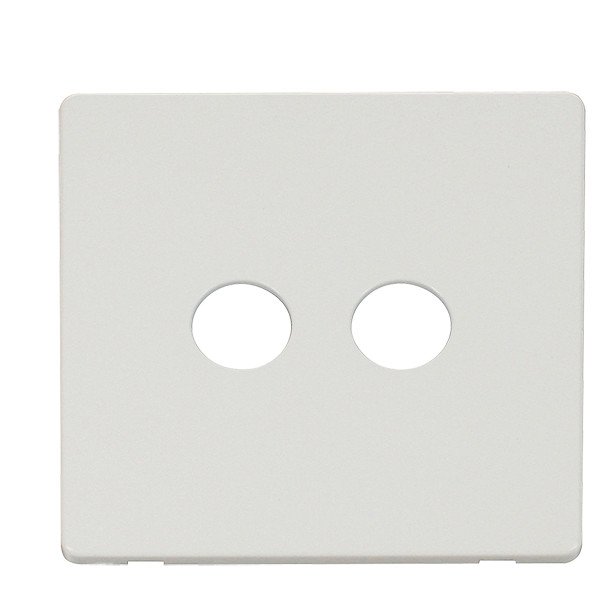 Click Definity Metal White Twin Unshielded Isolated Coaxial And