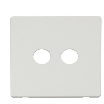 Click Definity Metal White Twin Unshielded Isolated Coaxial and ...