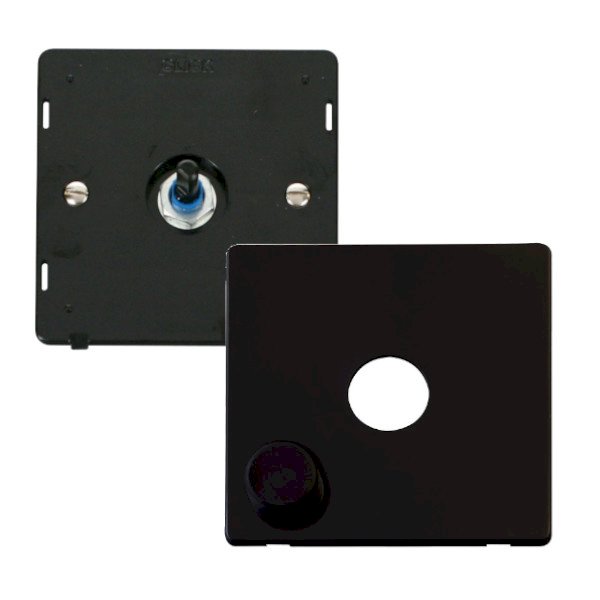 Click Definity Metal Black 1 Gang 100W 2 Way LED Dimmer Switch with ...