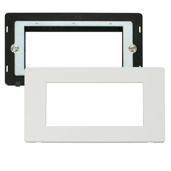 Click Definity Black Double New Media Plate Quad Aperture Insert with ...