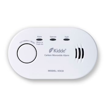 Kidde 10 Year Carbon Monoxide Alarm - Battery Powered | UKES