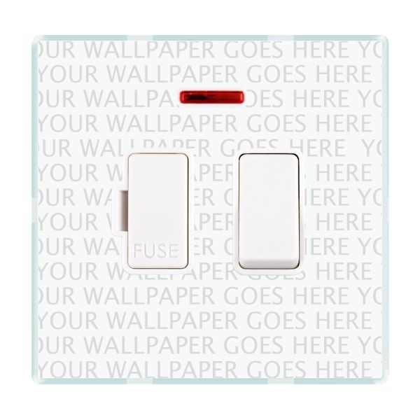 Hamilton Perception CFX Clear 13A Double Pole Switched Fused Spur and ...