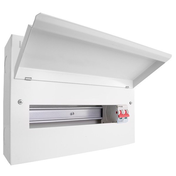 Elucian 14 Way Consumer Unit - 100A Mains Switch (CUEB16MS14) | UKES