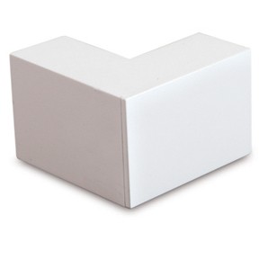Univolt 16mmx16mm External Angle, White PVC External Trunking Angles ...