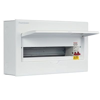PowerBreaker 16 Way Consumer Unit - 100A Main Switch (PBPM18) | UKES