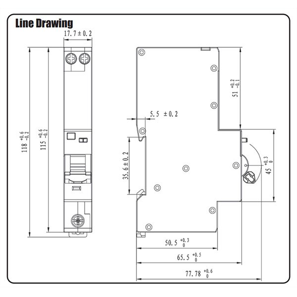 PowerBreaker 16A 30mA B Curve Type A 6kA Single Pole AFDD RCBO | UKES