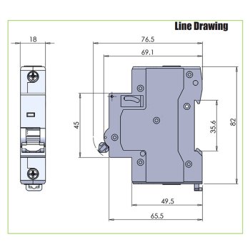 PowerBreaker 10A Type B 6kA Single Pole MCB | UKES
