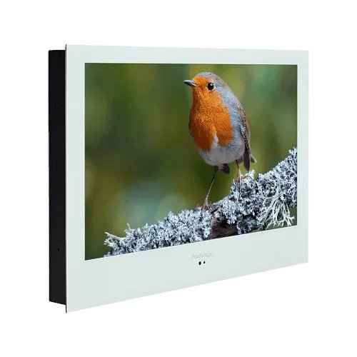 Proofvision Premium Smart 32” Bathroom TV, White (PV32WF-A) | UKES