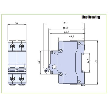 PowerBreaker Double Pole 100A Main Switch | UKES