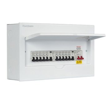 PowerBreaker Consumer Unit/100A Switch/10xMCB/2xRCD (PBPD16) | UKES