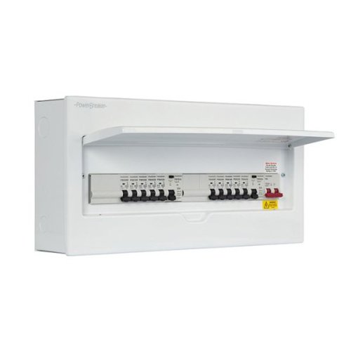 PowerBreaker Consumer Unit/100A Switch/10xMCB/2xRCD (PBPD22) | UKES