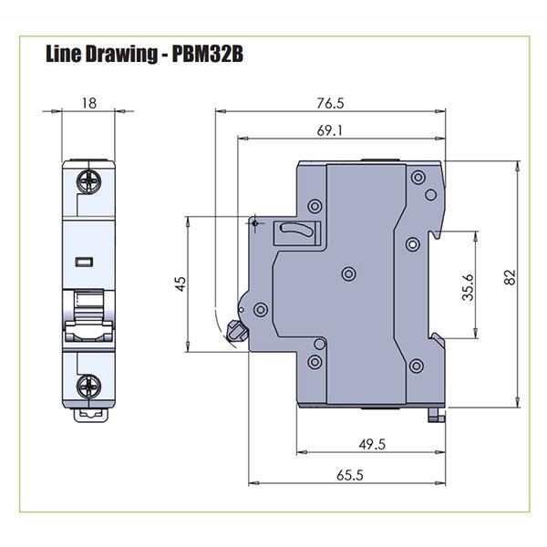PowerBreaker SPD PBSPD+32A MCB and Wiring Kit | UKES