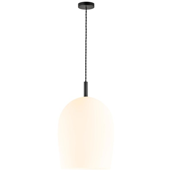 Nordlux Uma 30 Opal White Pendant Light (2112733001) | UKES