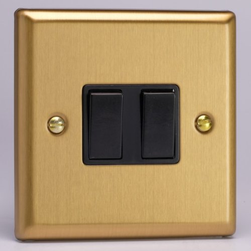 Varilight 2 Gang 10A,Intermediate Switch+2-Way Switch (XB71B) | UKES