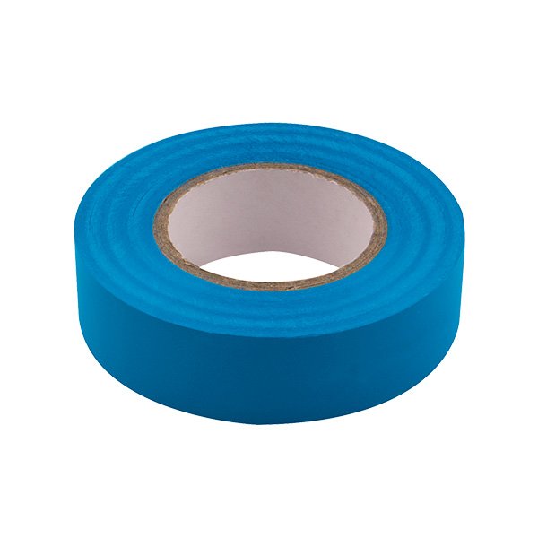 Unicrimp 19mm x 33m Roll of Blue PVC Tape (1933BL) | UKES