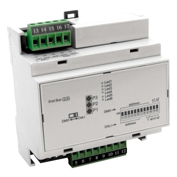 Wise Controls 300W DIN Rail RGBW DMX/DALI Interface | UKES