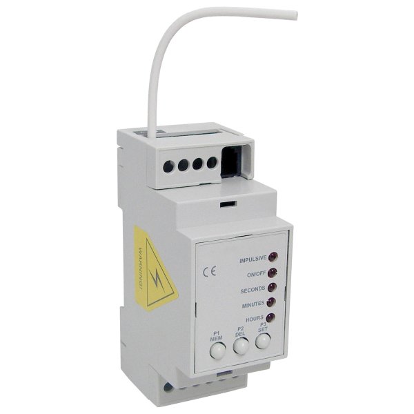 Wise Controls 1 Channel 3000W DIN Rail Time Lag Receiver | UKES