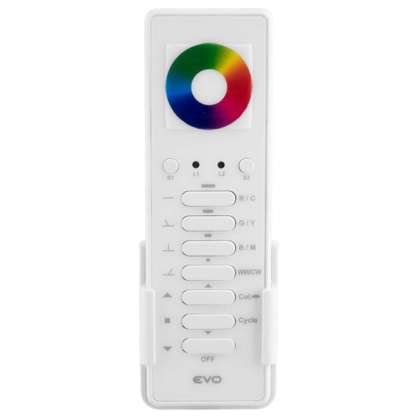 Wise Controls Evo White 3x7 Channel RGB Colour Wheel Remote | UKES