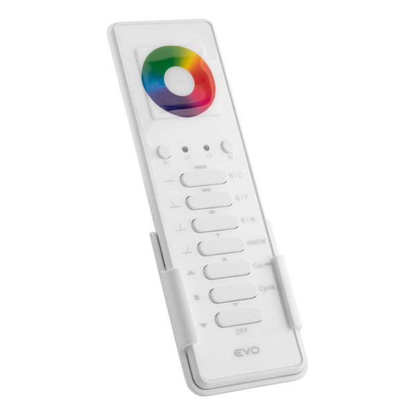 Wise Controls Evo White 3x7 Channel RGB Colour Wheel Remote | UKES