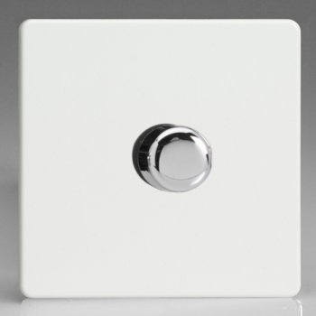 Varilight Screwless V-Pro Smart Premium White 1 Gang 100W LED Non-WiFi ...