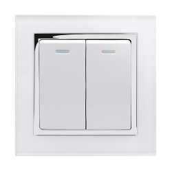Retrotouch Crystal White Chrome Trim Switches and sockets at UK ...