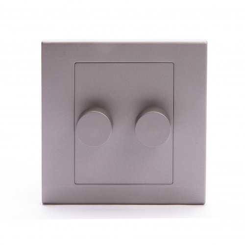 Retrotouch 2 Gang 2 Way Intelligent LED Dimmer (07222-SM) | UKES