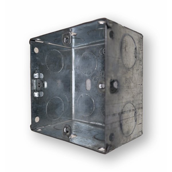Retrotouch Single Metal Box - 47mm Depth | UKES