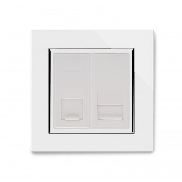 Retrotouch Crystal CAT5E/BT Master Phone Socket (04061) | UKES