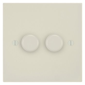 Focus SB Ambassador Square Corners 2 Gang 400W/400VA Intelligent Load ...