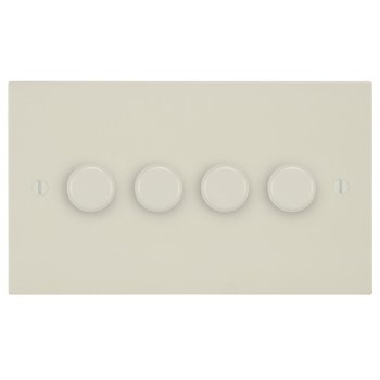 Focus SB Ambassador Square Corners 4 Gang 400W/400VA Intelligent Load ...