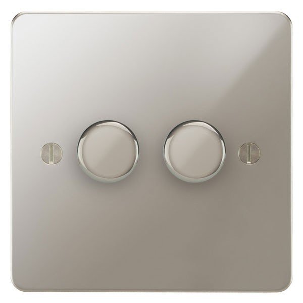 Focus SB Ambassador 2 Gang 400W/400VA Intelligent Load Detecting Dimmer ...