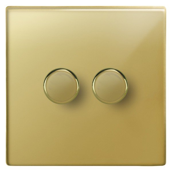 Focus SB Morpheus 2 Gang 400W/400VA Intelligent Load Detecting Dimmer ...