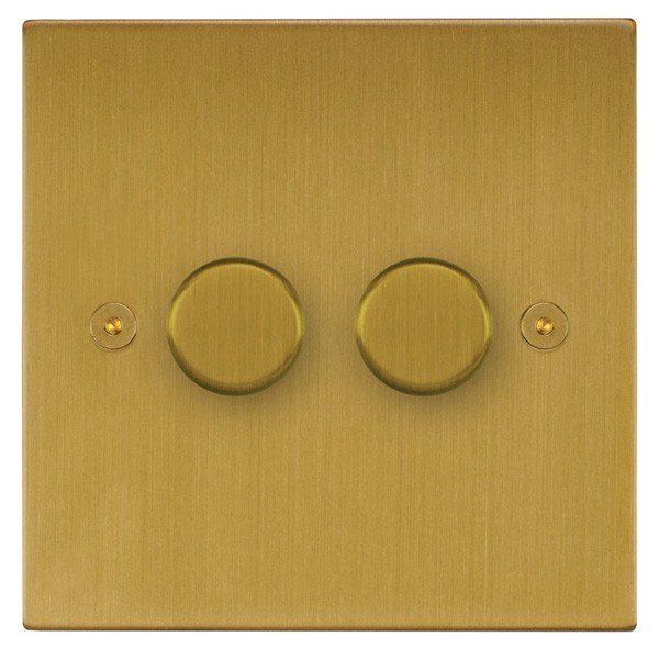 Focus SB Horizon Square Corners 2 Gang 400W/400VA Intelligent Load ...